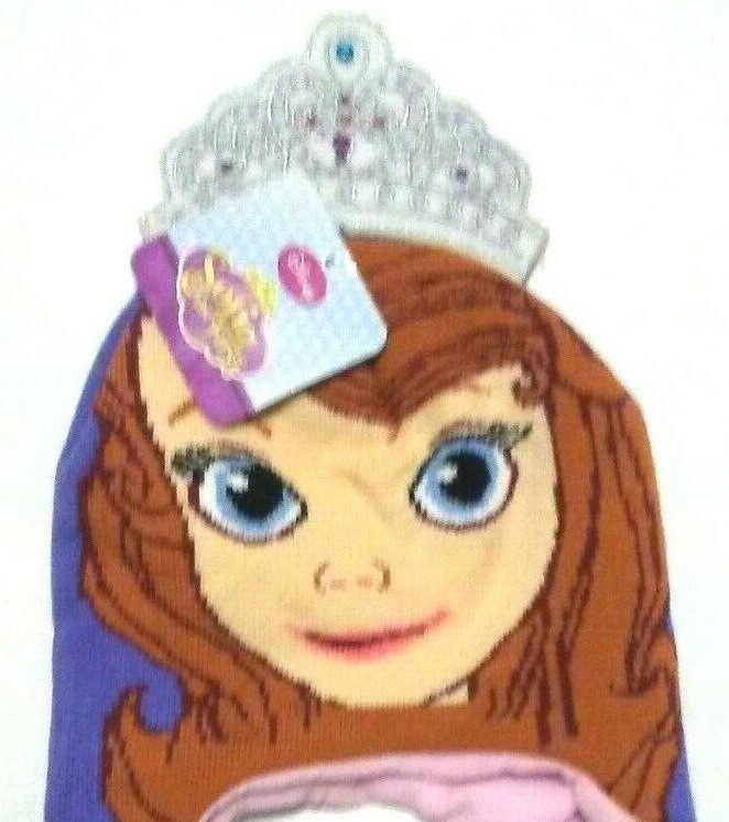 Disney Sofia The First Girl's Beanie Winter Hat w/ Ear Flap Lined NWT ...