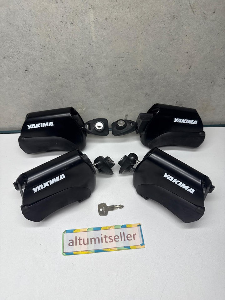 Set of 4 Yakima Lowrider Roof Rack Towers , locks W/key PERFECT FAST ...