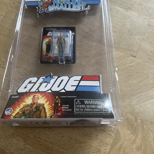 G.I. Joe Worlds Smallest Action Figure DUKE Micro Figure 1.25" Light ...