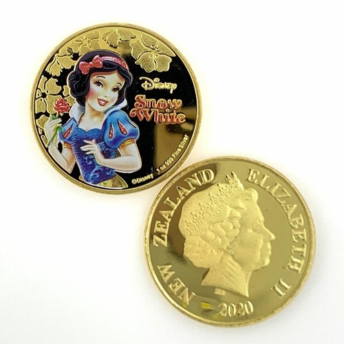 Disney Princess Snow White Gold Plated Commemorative Collectible Coin ...