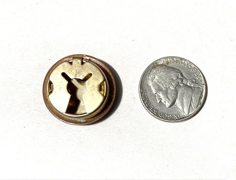 Golf Ball Marker, snap cover, button cover, enamel on copper, Red White ...