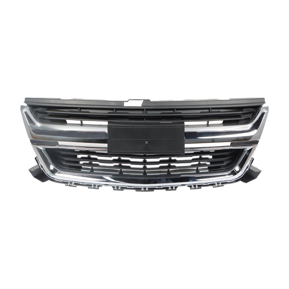 For 2015-2020 Chevrolet Colorado Front Upper Grille W/Chrome Trim Black ...
