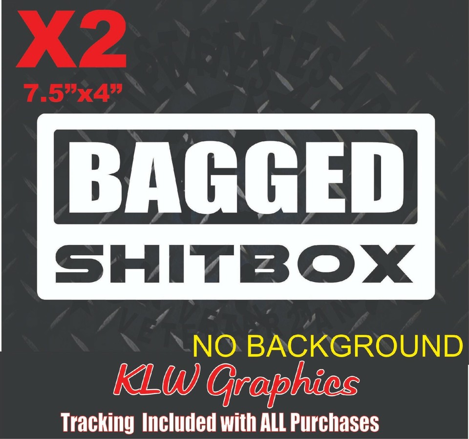 SHITBOX Bagged Certified Decal Stickers Turbo Mini Diesel Truck Bags ...