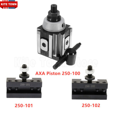 AXA Piston Quick Change Tool Post 250-100 + 2 holders 101 102 for 6- 12 ...