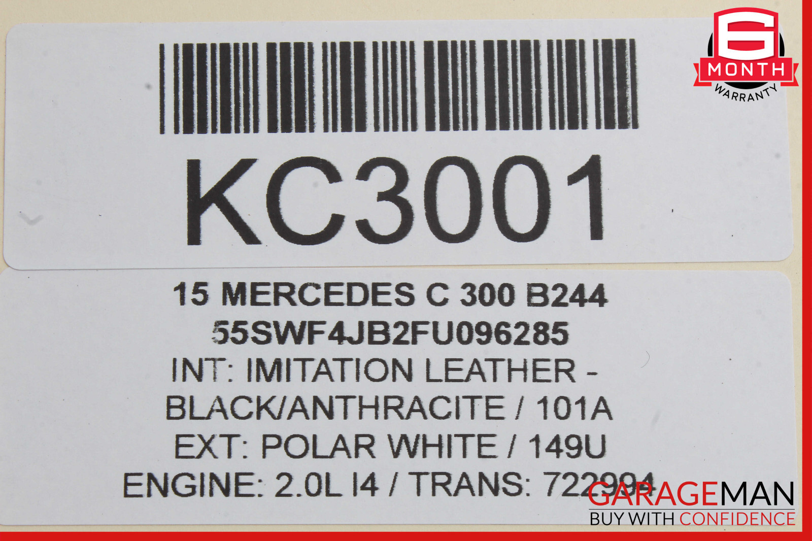 15-20 Mercedes W205 C300 Front Windshield Wiper Motor Linkage ...
