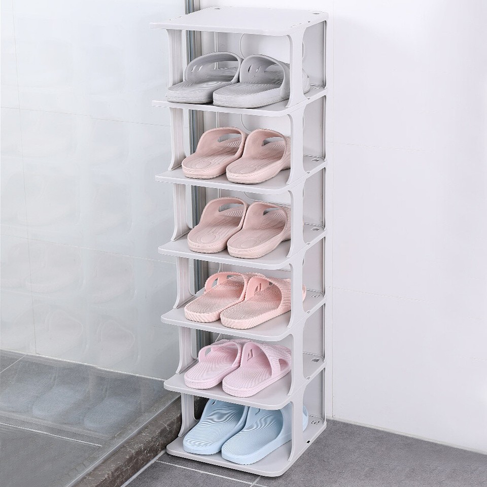 3/4/5/6/7 Tier Shoe Rack Storage Organisers Cabinet Footwear Stand ...