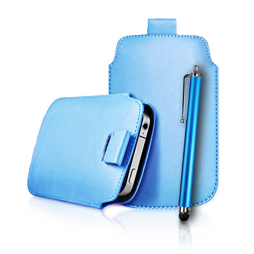 QUALITY LEATHER PULL TAB CASE COVER POUCH & PEN FOR NOKIA & DORO PHONES ...
