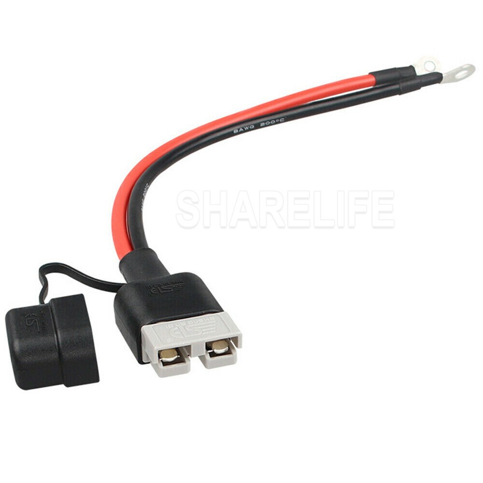 4x Waterproof 50A Anderson Plug Dust Cable Sheath Cover Black With Cap ...