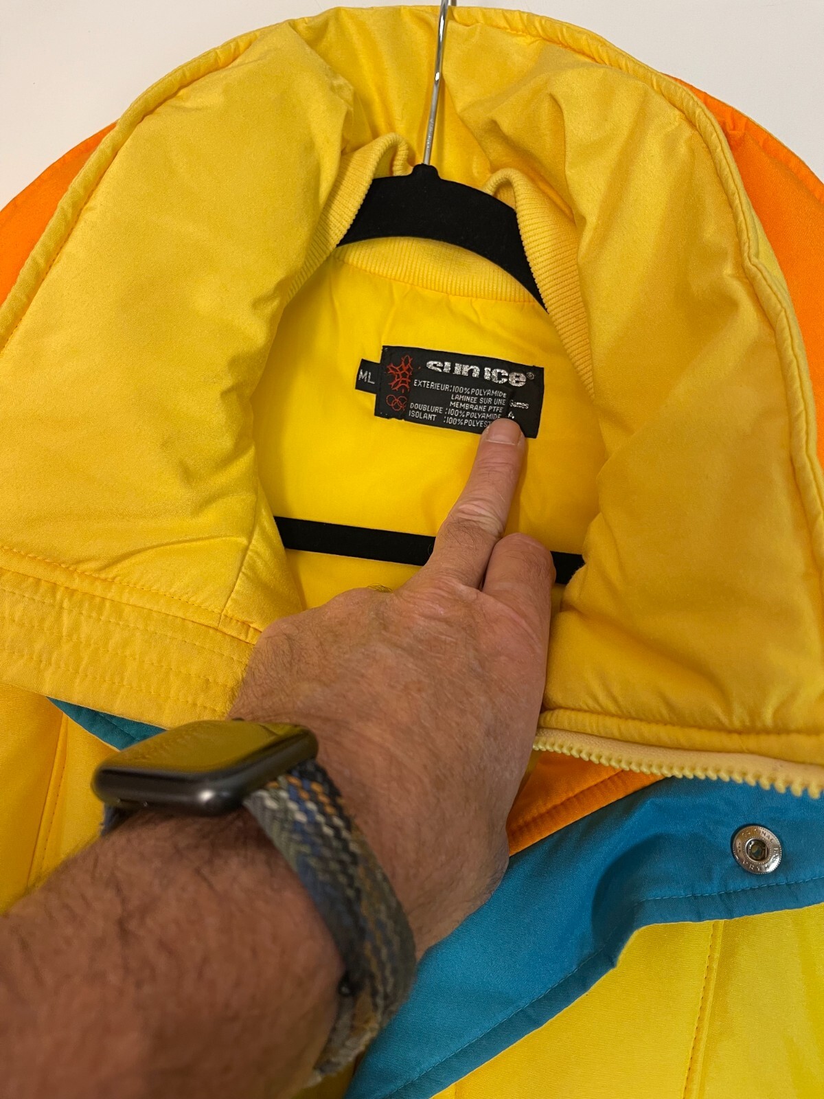 Vintage 80's Sunice Calgary Olympic Game Ski Jacket S… - Gem