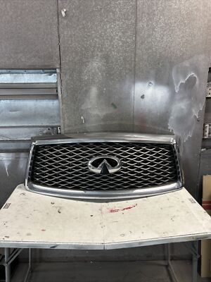 2018 2019 2020 2021 INFINITI QX80 UPPER GRILLE W/Camera & Emblem ...