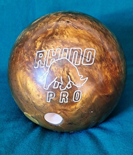 Palla bowling Brunswick Gold Rhino Pro Bowling Ball 14lbs 10 oz Peso ...