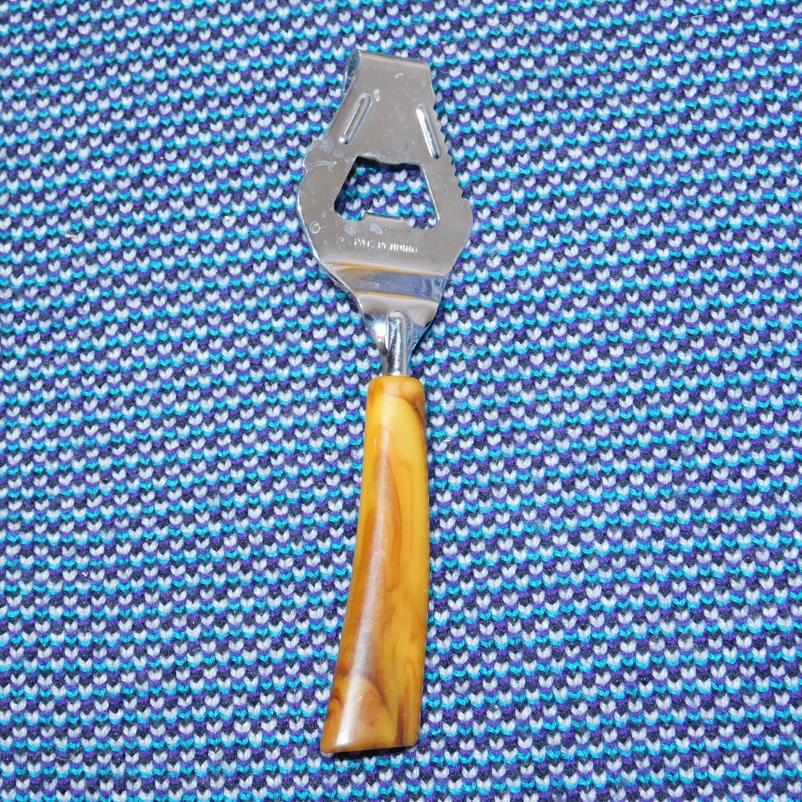 Vintage 1950s Bakelite Tortoise Shell Handle Bar Bottle Can Opener ...