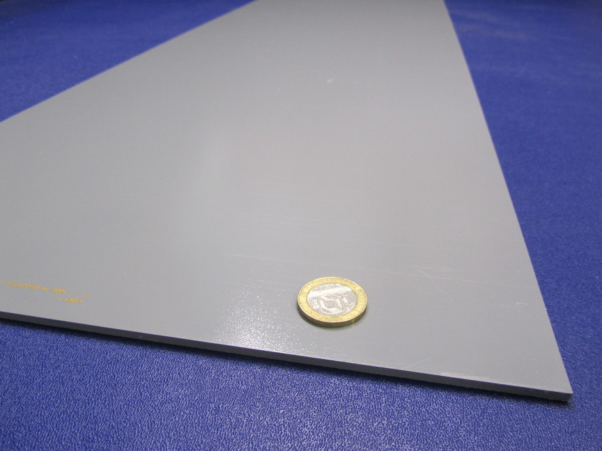 Kydex T Sheet Pewter Grey, P1 Texture, 1/8" Thick x 12" Wide x 48 ...