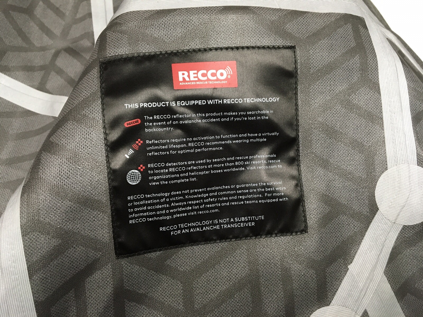 Colmar X Reda 3 In 1 RECCO 750 Down Reflective Rescue Rain Ski Snow ...