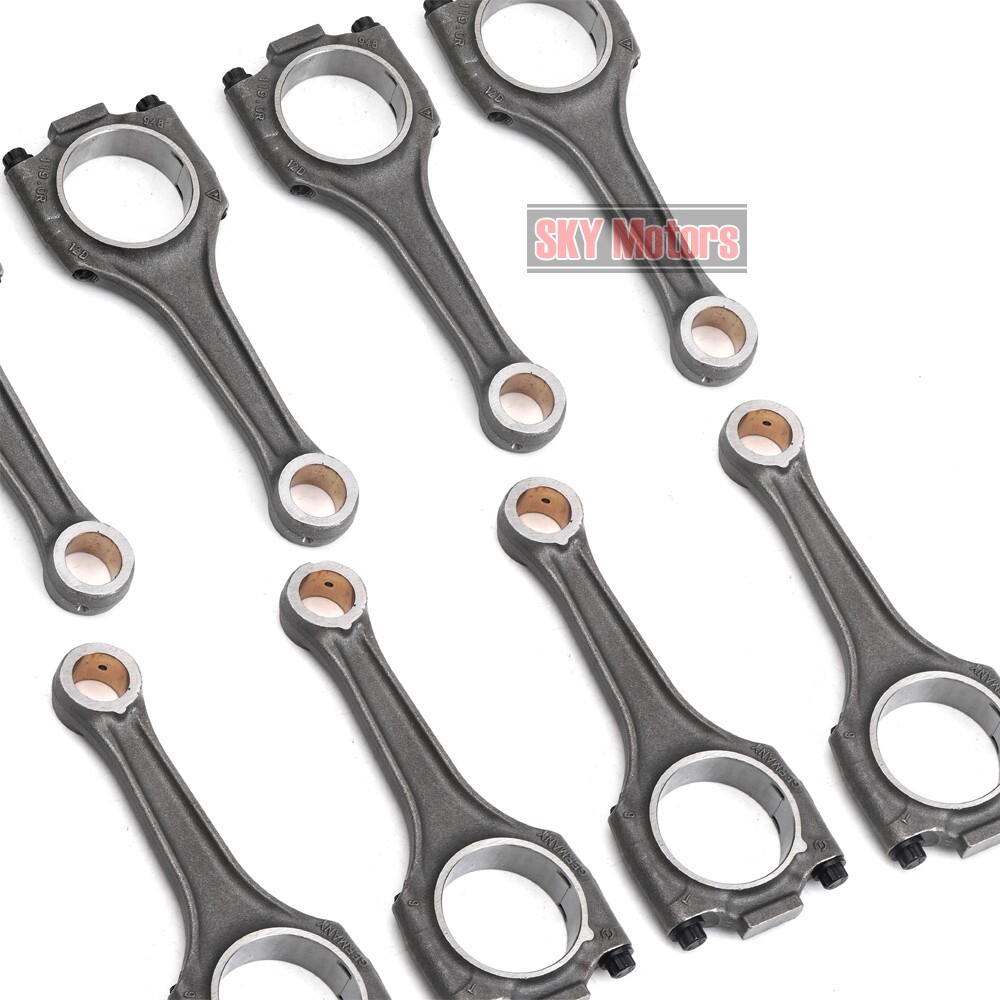 8x Connecting Rods Con Rods 23mm For Porsche Panamera 970 4.8L V8 M46 ...