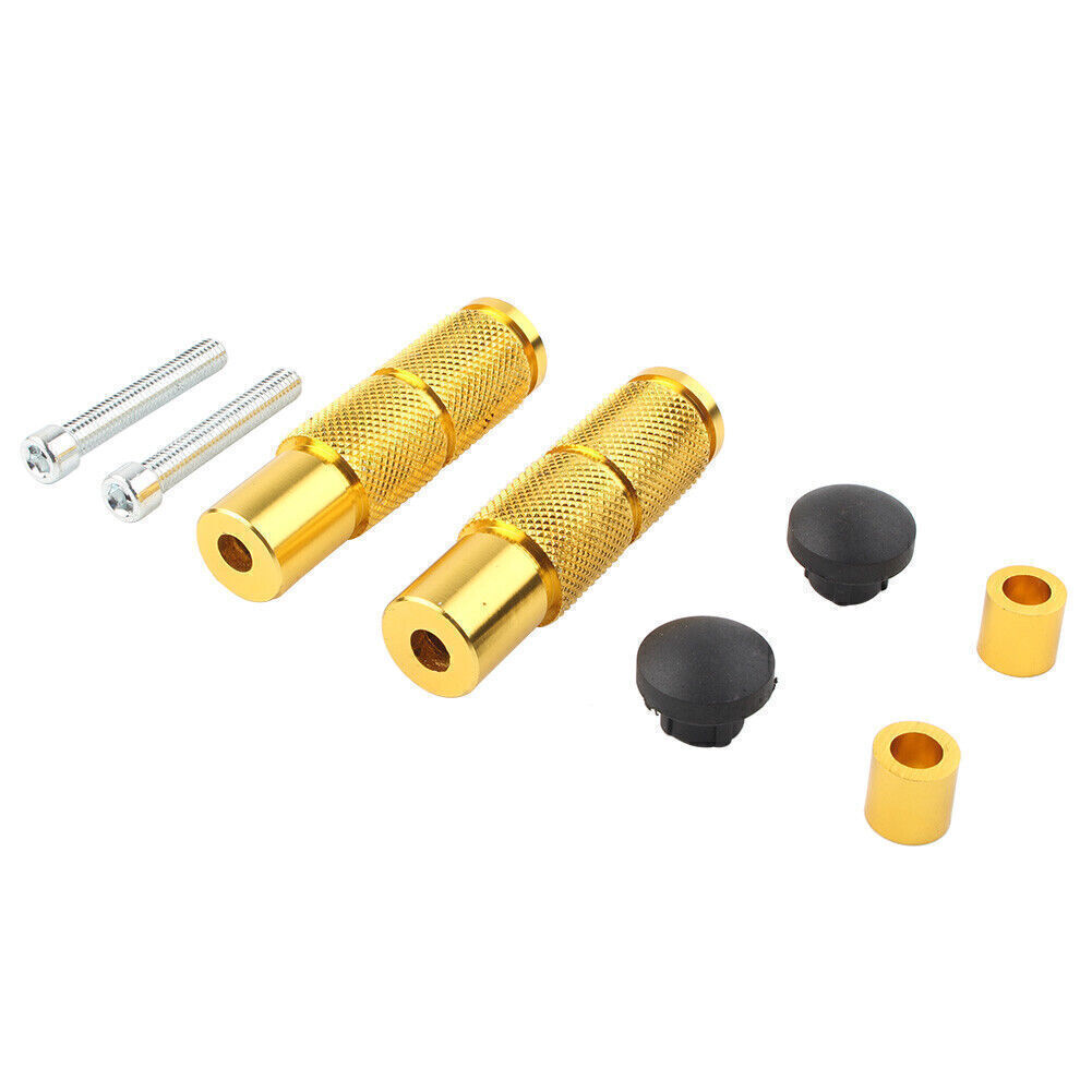 CNC Universal Motorcycle Racing Bike Folding Foot Pegs Footpegs Rear ...