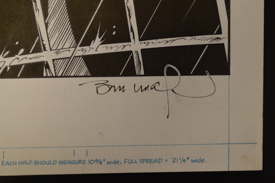 Bernie Wrightson Superman Pinup Bob Dvorak Original Comic Art DC ...