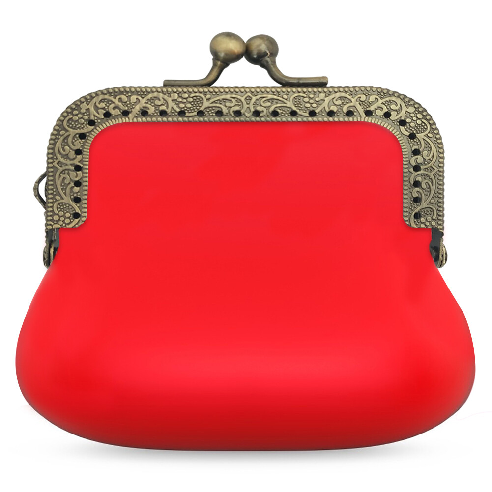 Beads Wallet Metal Handle Frame Embossed Square Clutch Clasp Lock (6 ...