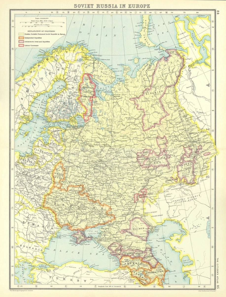 Ussr Map 1922