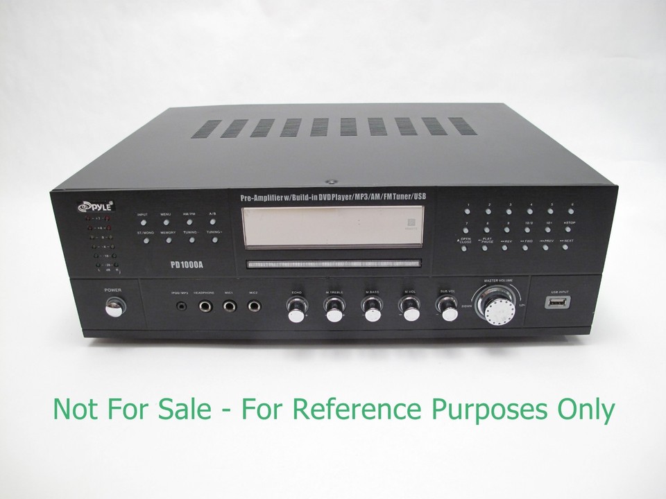 PYLE PD1000A PREAMP/DVD/MP3 PARTS - jack - USB | eBay