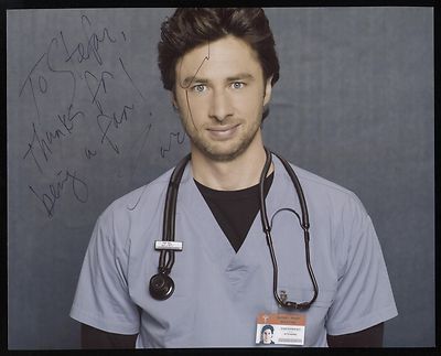 Zach Braff Signed 8x10 Photo Autographed Vintage Signature Autograph ...