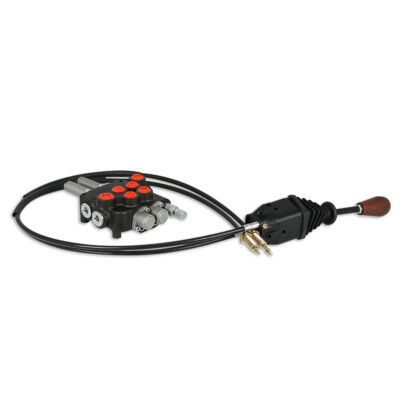 Cable Remote Control Valve Kit: 2 Spool Valve 80lpm/ 21gpm Cables ...