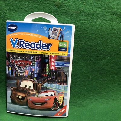 VTech V Reader Disney Pixar Cars 2 Interactive E-Reading System( New ...