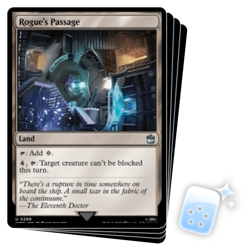 Rogue's Passage X4 M/NM Magic: The Gathering MTG Universes Beyond ...