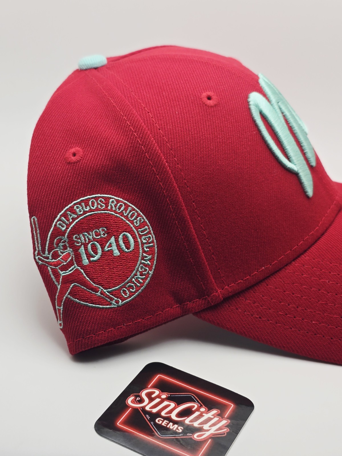 New Era Diablos Rojos del Mexico Mexican Baseball League 9FORTY ...