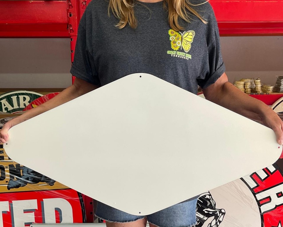 Antique Vintage Old Style Sign Hy Line Chicken Feed 35x18 NOT Porcelain ...