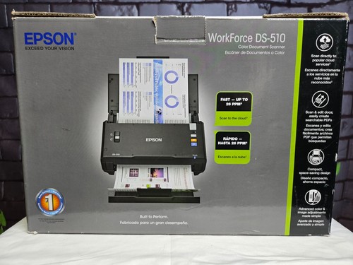 Epson WorkForce DS-510 J341A Duplex Color Document Scanner USB Fully ...
