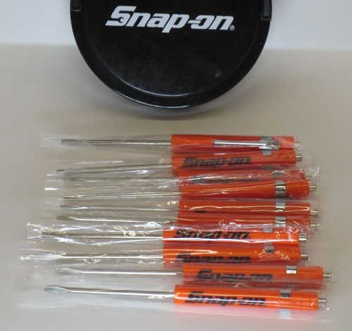(10)TEN Snap On Pocket Screwdriver, Flat Tip Screwdrivers, Magnetic ...