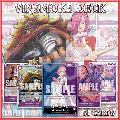 VINSMOKE DECK 51 | Reiju Judge Ichiji Niji Sanji Sora Yonji ONE PIECE🌸 ...