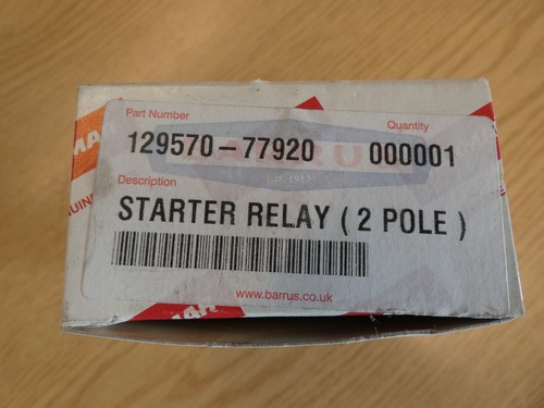 Genuine Yanmar starter relay 129570-77920 | eBay