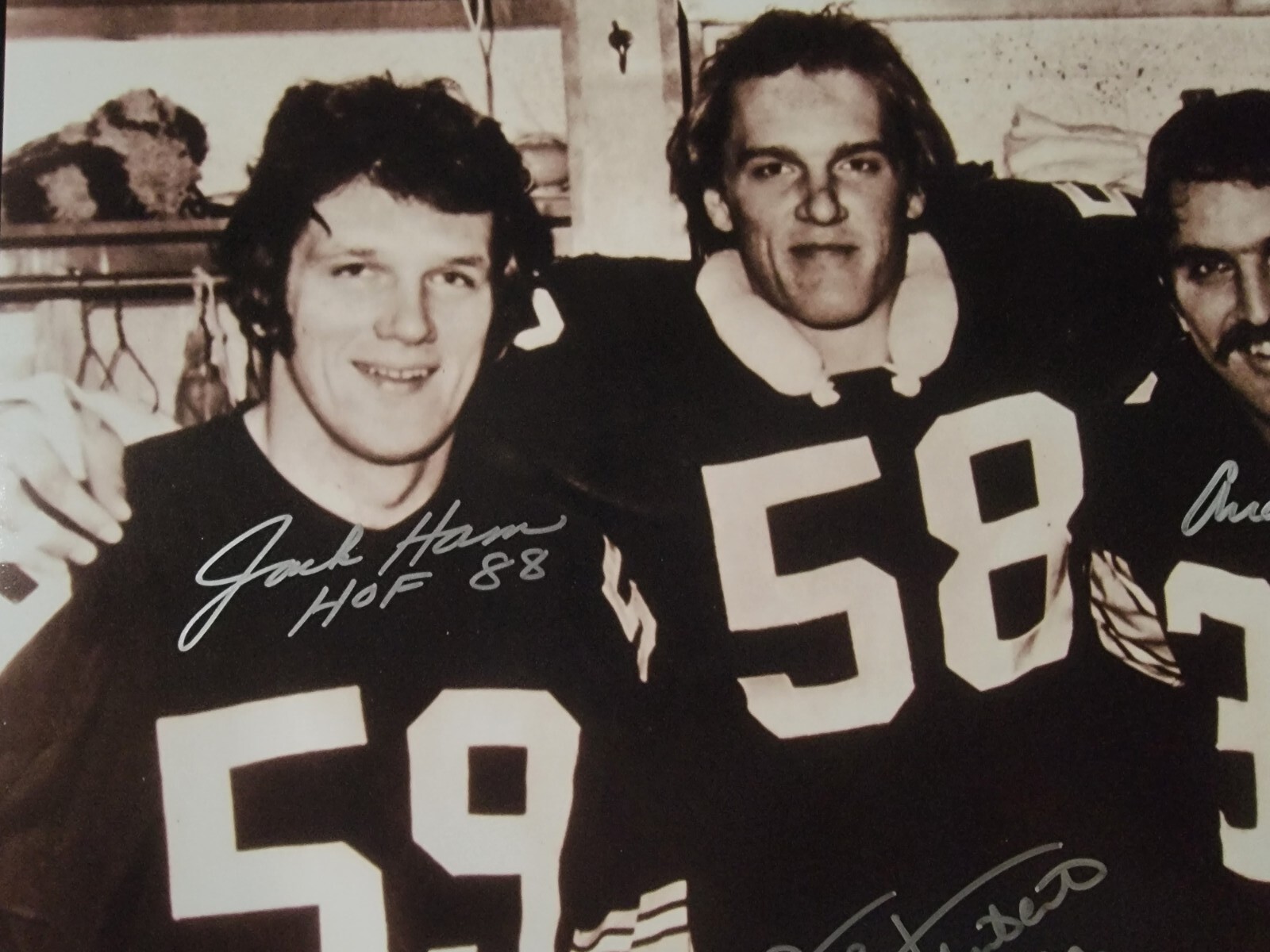 Jack Ham, Jack Lambert, Andy Russell Autographed Steelers 16x20 Photo ...