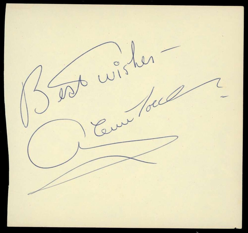 Dan Blocker Glenn Ford JSA Coa Signed Vintage Album Page Bonanza ...