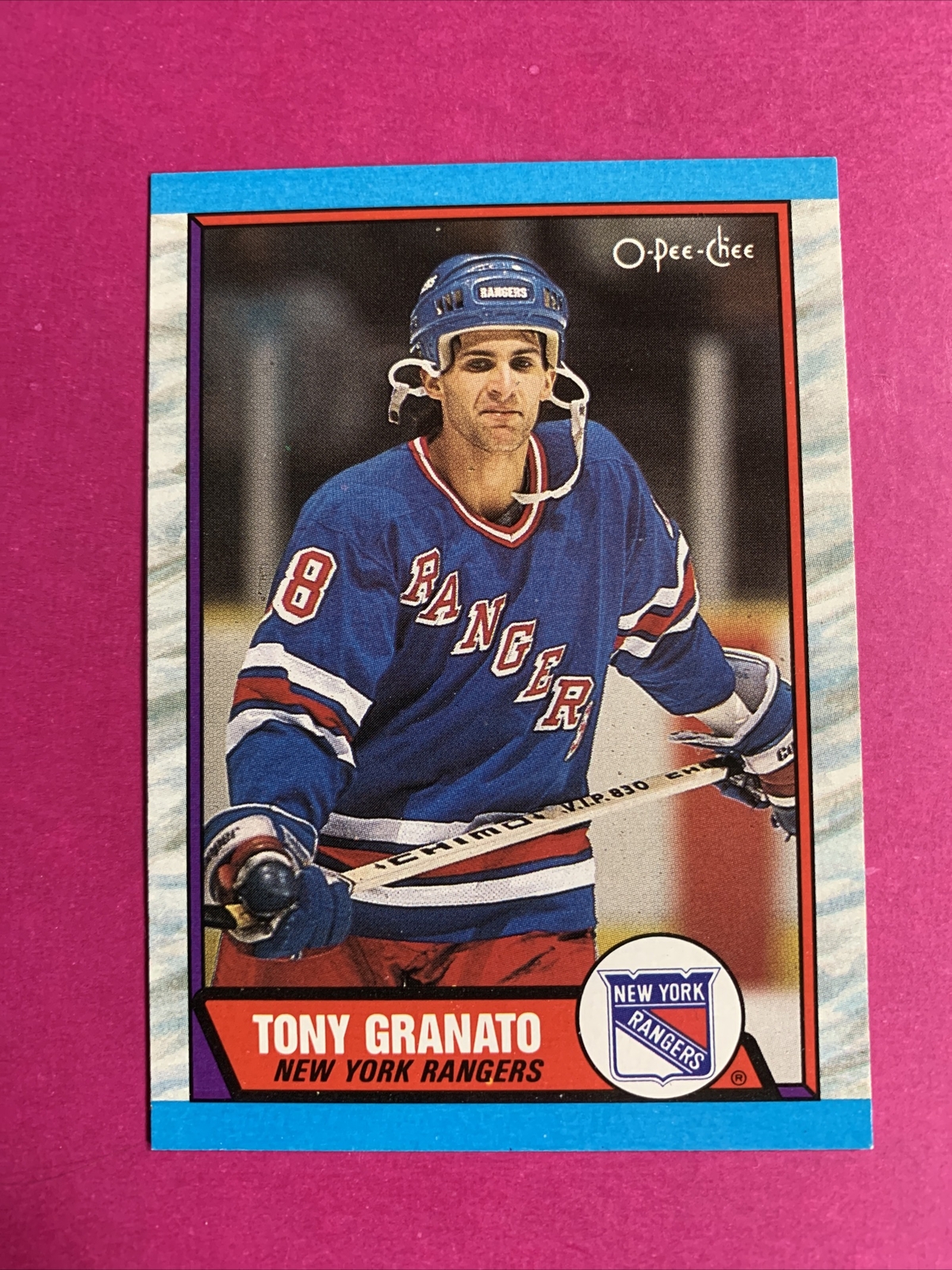 🐶 1989-90 O-Pee-Chee Tony Granato #161 RC New York Rangers | eBay