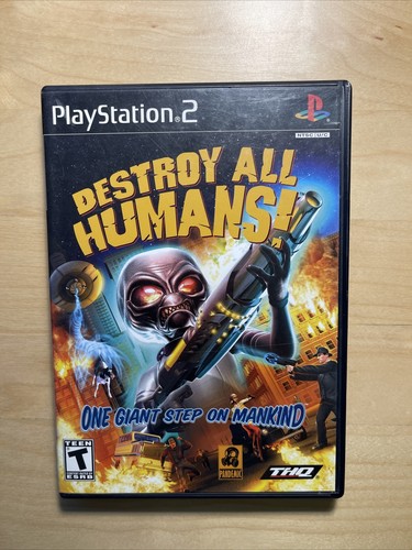 Destroy All Humans (Sony PlayStation 2, 2005) DVD + Manual - no memory ...