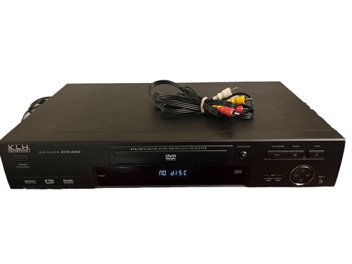 KLH Digital DVD CD Player DVD-8350 DVD/MP3/CD/CD-R-CD-RW Tested Works ...