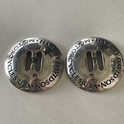 Harley Davidson Saddlebag Chrome Conchos. OEM. Lot Of 2 | eBay