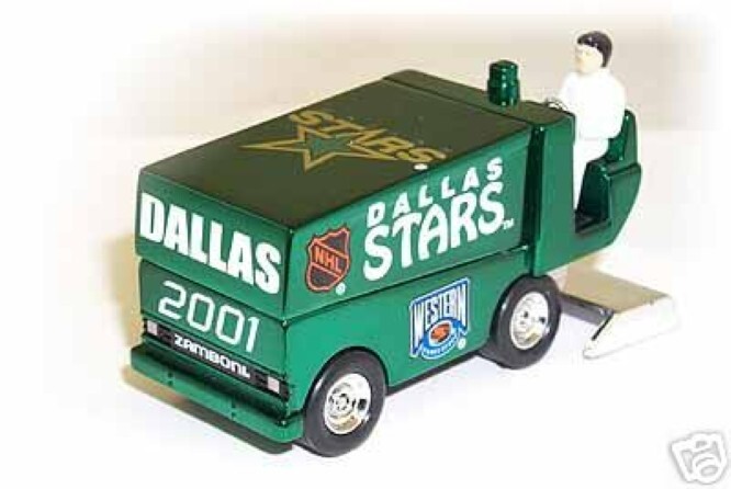 Dallas Stars 2001 Diecast Zamboni NHL 1:50 by Fleer Collectible NEW | eBay