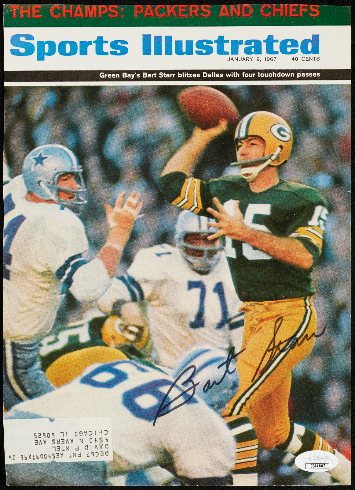 Bart Starr | Autographed Football Memorabilia & NFL Merchandise