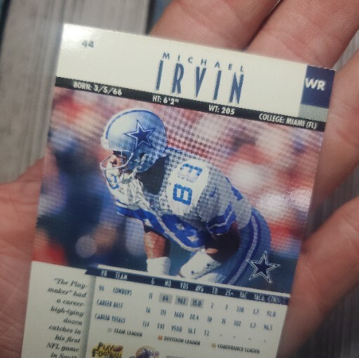 MICHAEL IRVIN 1997 Pinnacle Football Card #44 Dallas Cowboys - NM | eBay