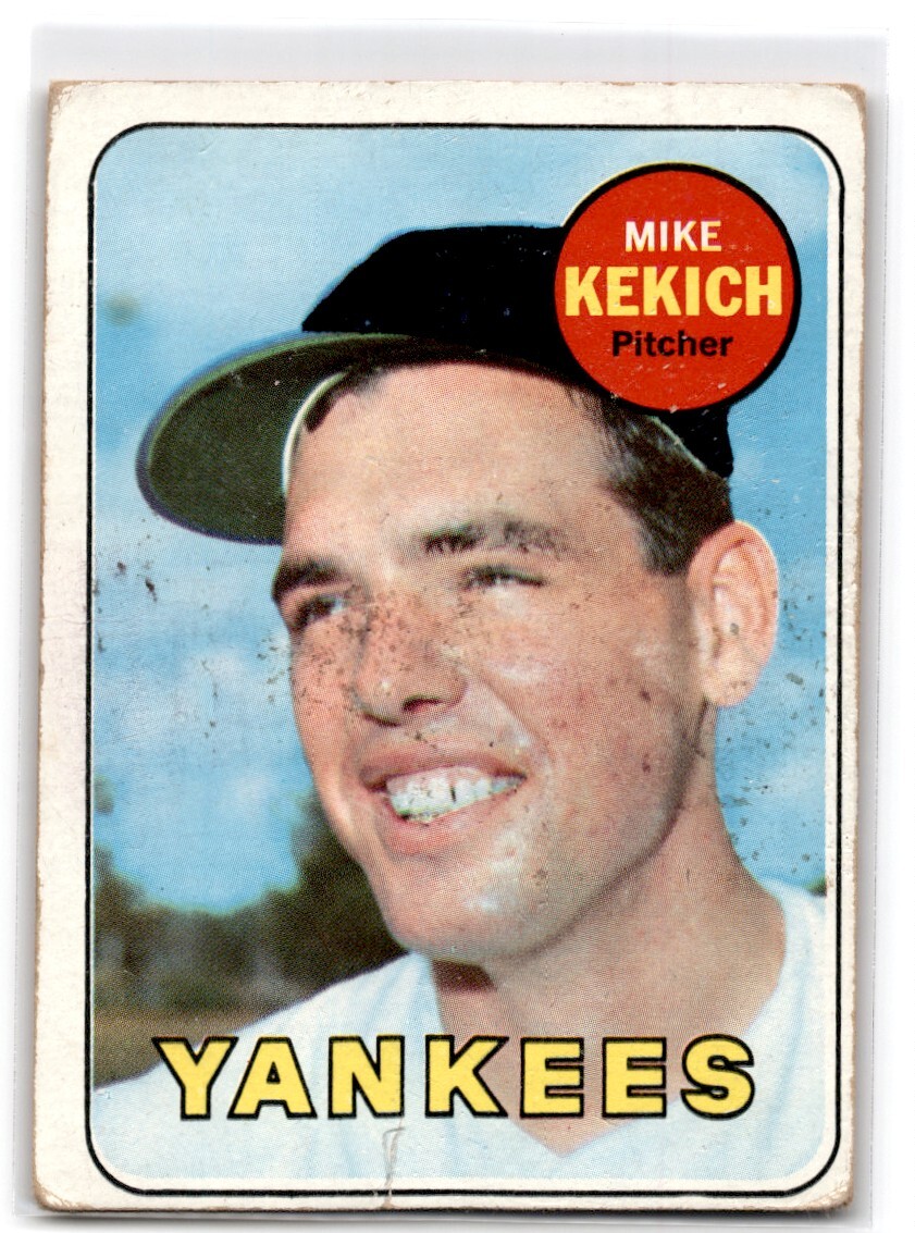 1969 Topps Mike Kekich New York Yankees #262 | eBay