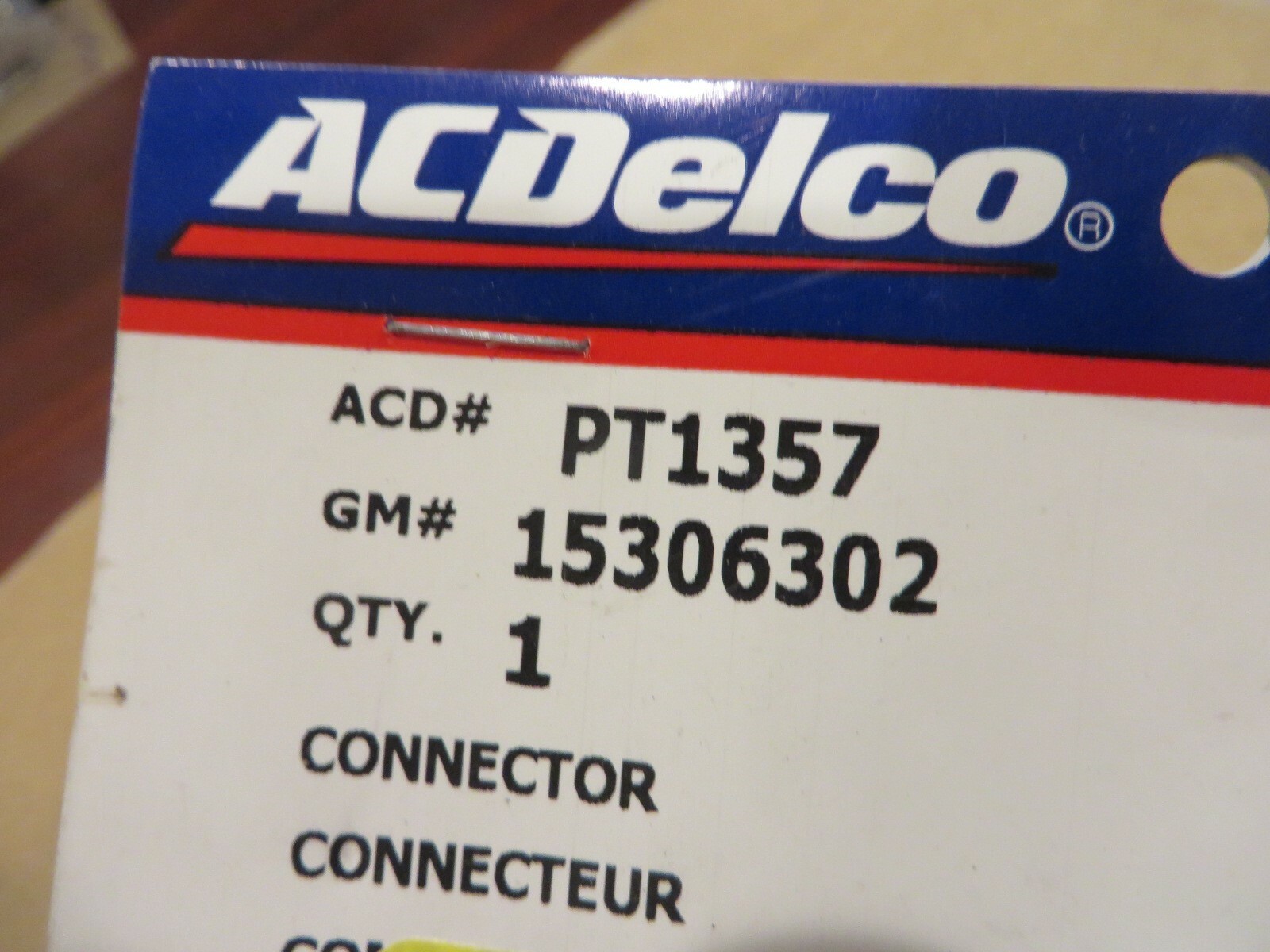 ACDelco 15306302 Engine Coolant Temperature Sensor Connector for sale ...