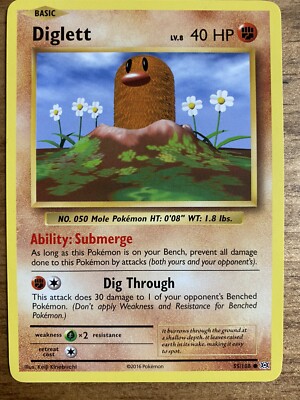2016 1st Edition Diglett | eBay