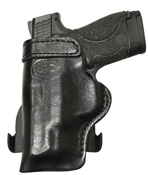 S&W Equalizer Leather Gun Holster Left Hand Black Paddle | eBay