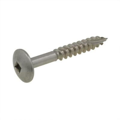 Pack Size 8000 Stainless G316 Button T17 Square 10g-12 x 60mm Timber ...