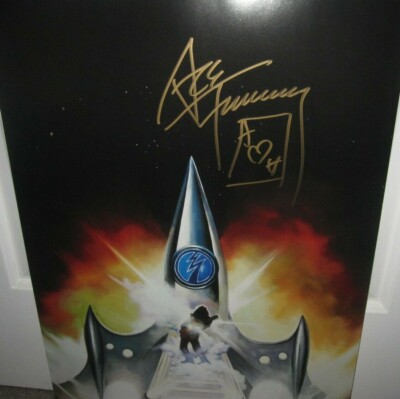 ACE FREHLEY SIGNED SPACE INVADER POSTER KISS ROCK AUTOGRAPH NUMBERED ...