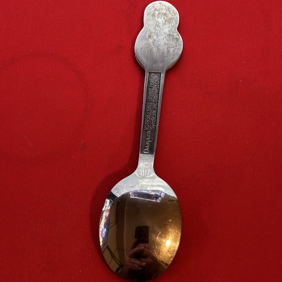 Peanuts Snoopy & Woodstock Stainless Childs Spoon Danara 1958 1965 ...